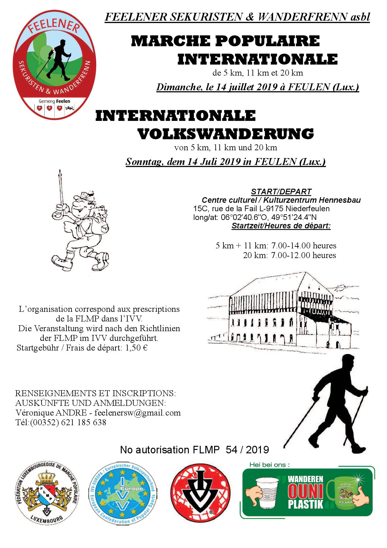 Fédération Luxembourgeoise de Marche Populaire - Home