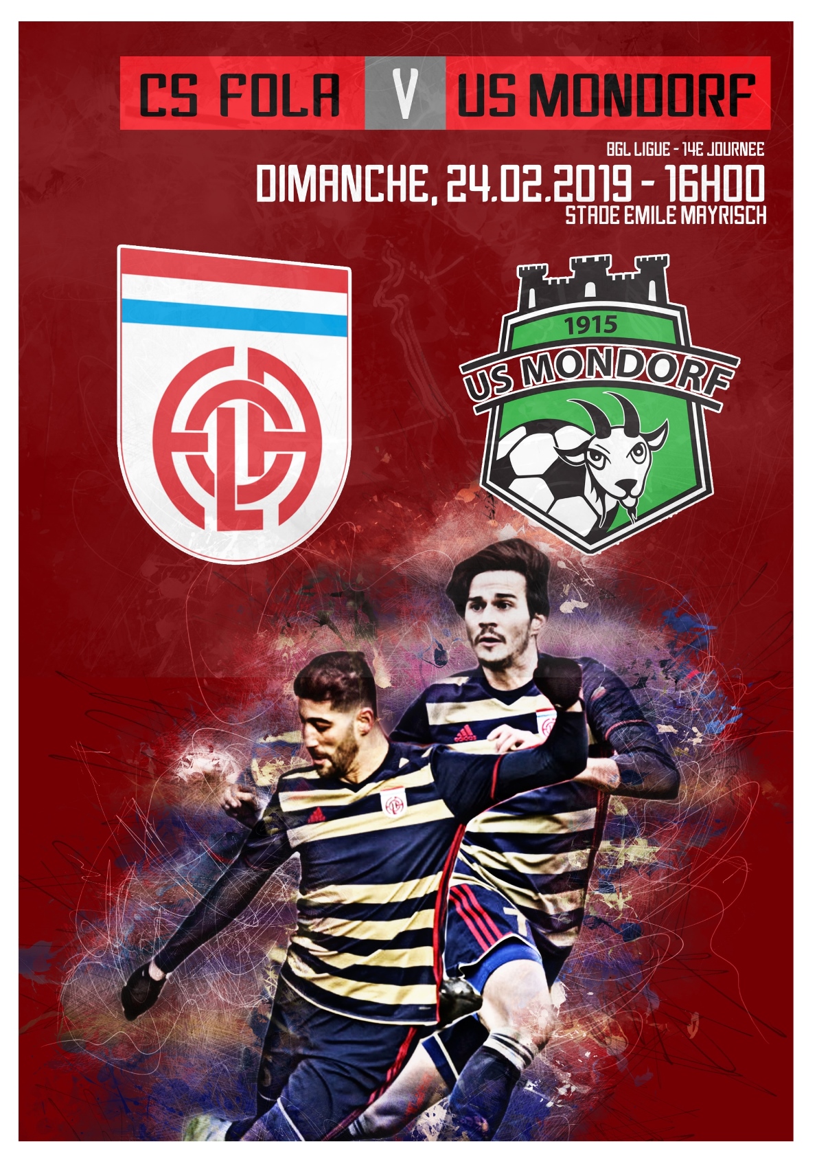 CS Fola - CS Fola vs US Mondorf