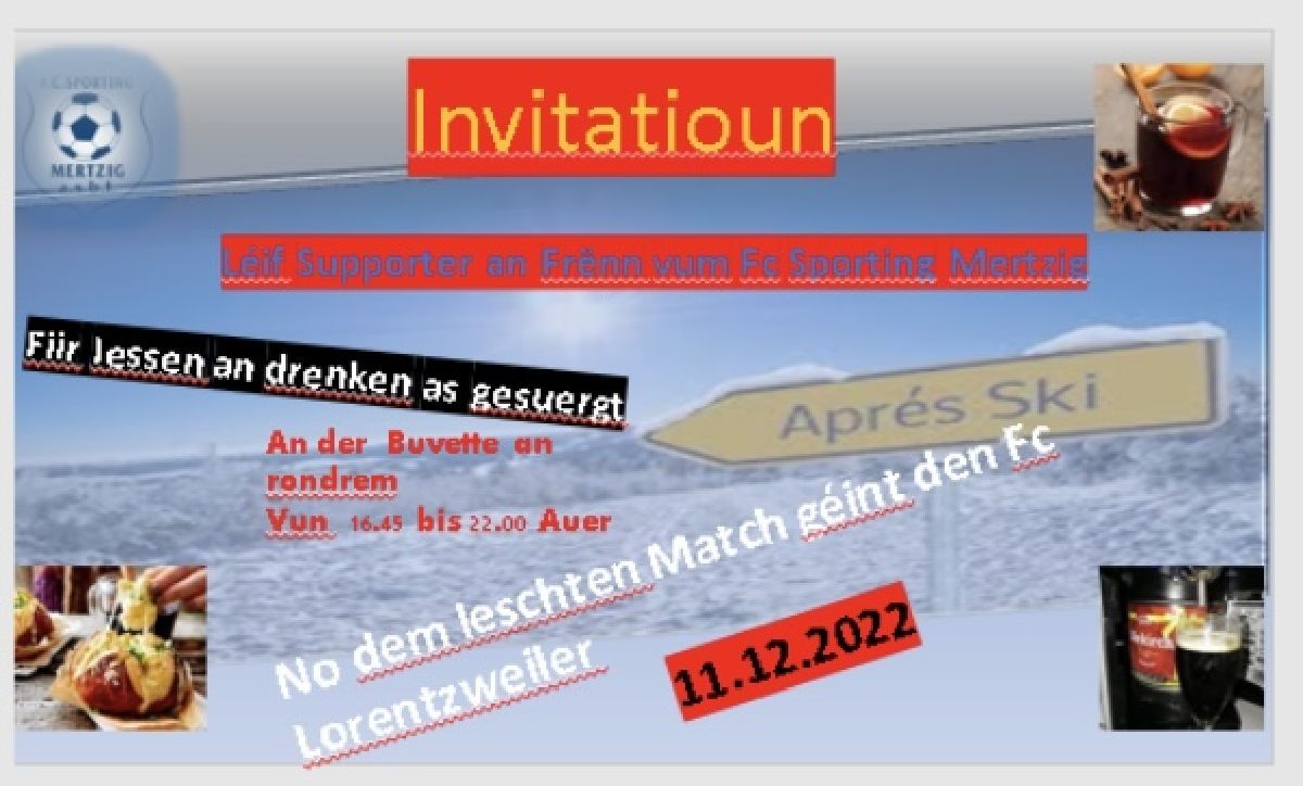 FC Sporting Mertzig - Läschte Heemmätch an der Hironn mat After-Party