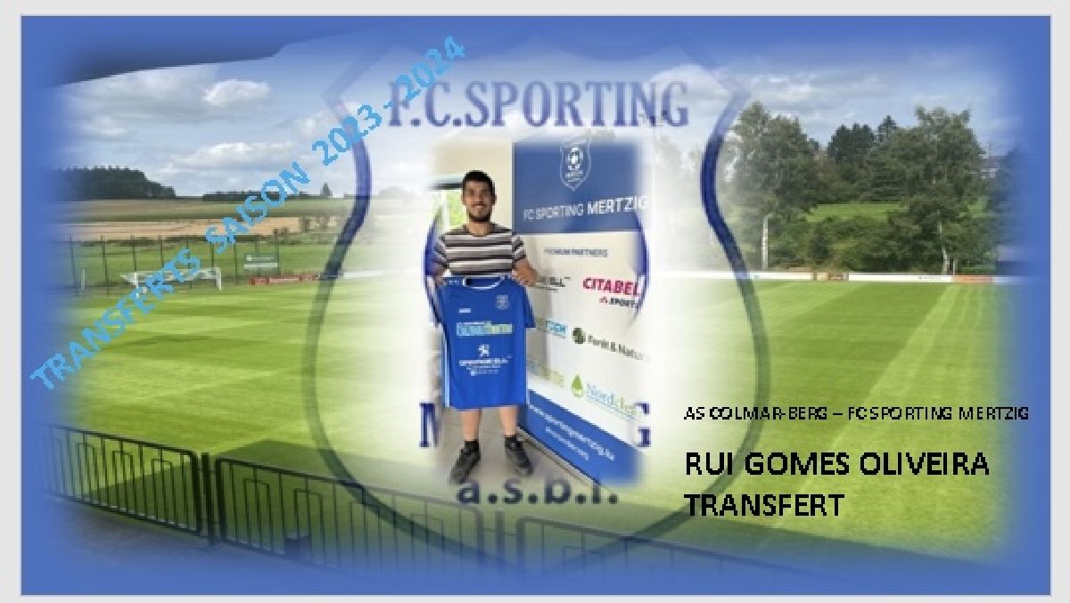 FC Sporting Mertzig - Transfert 2023 - 2024