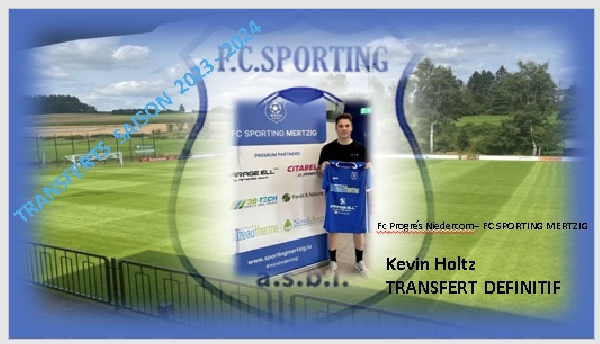 FC Sporting Mertzig - Transferts Seniors I