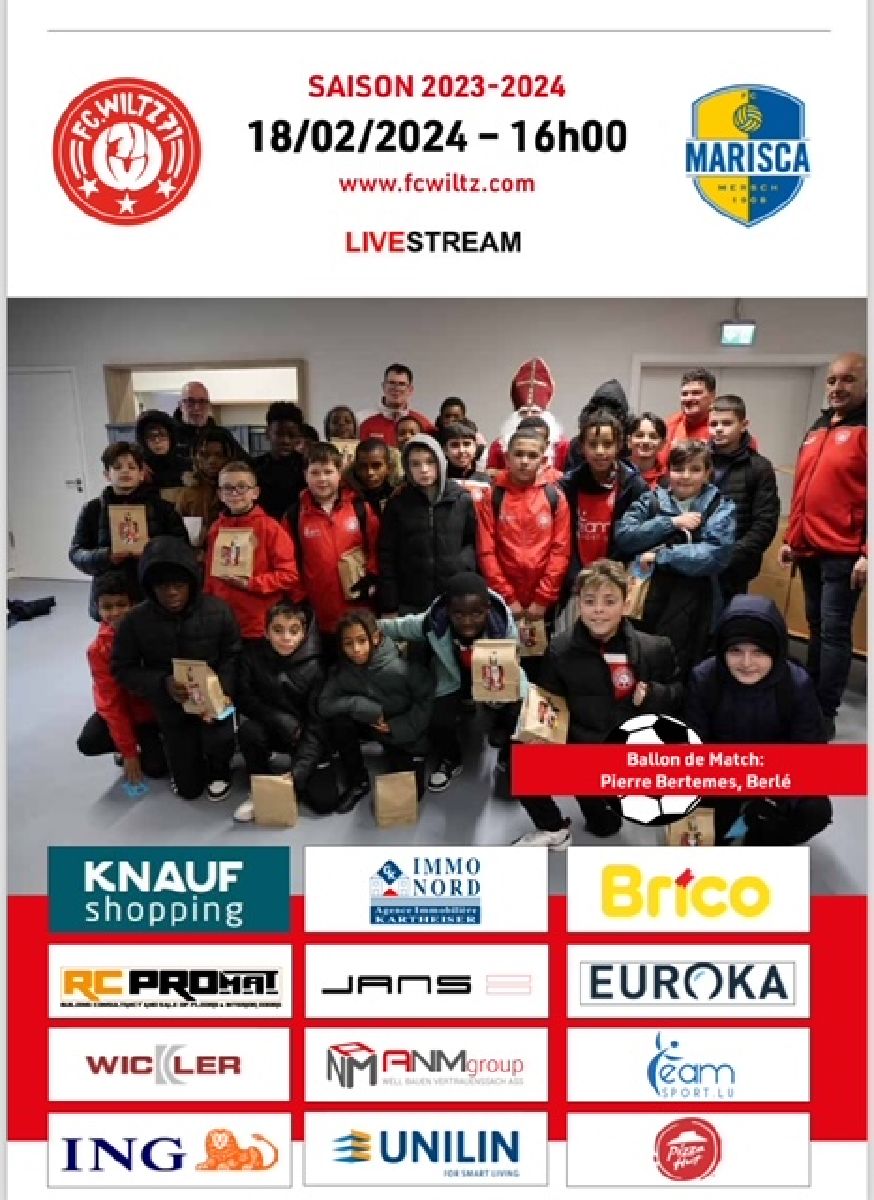 FC WILTZ 71 - Stadionzeitung Fc Wiltz 71 - Fc Marisca Mersch